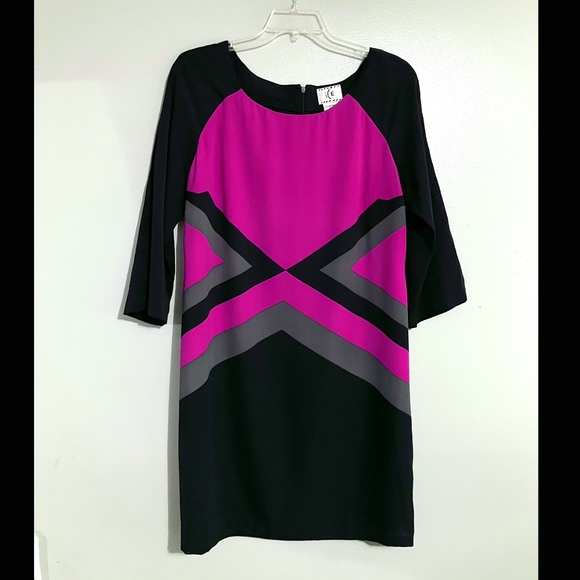 Ice | Dresses | Statement Lines Geometric Vintage Ice Power Dress ...